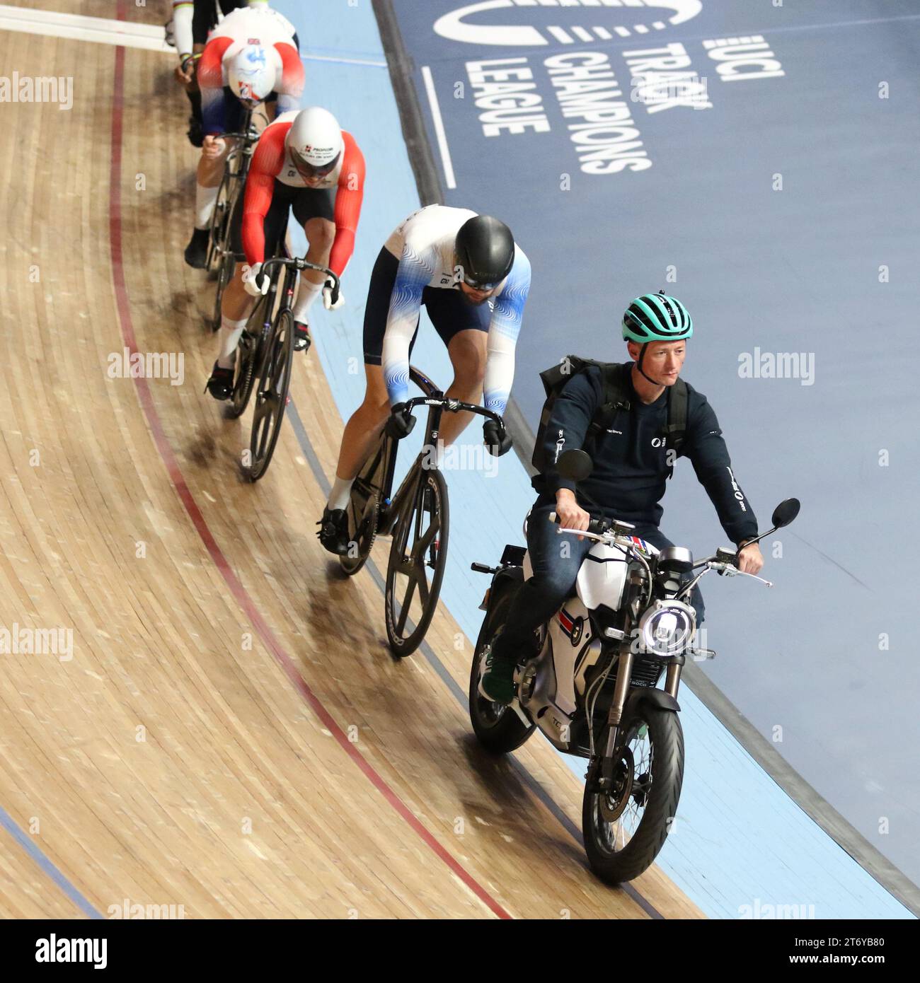 Track Cycling Champions League, Lee Valley Velodrome London UK. Mikhail ...