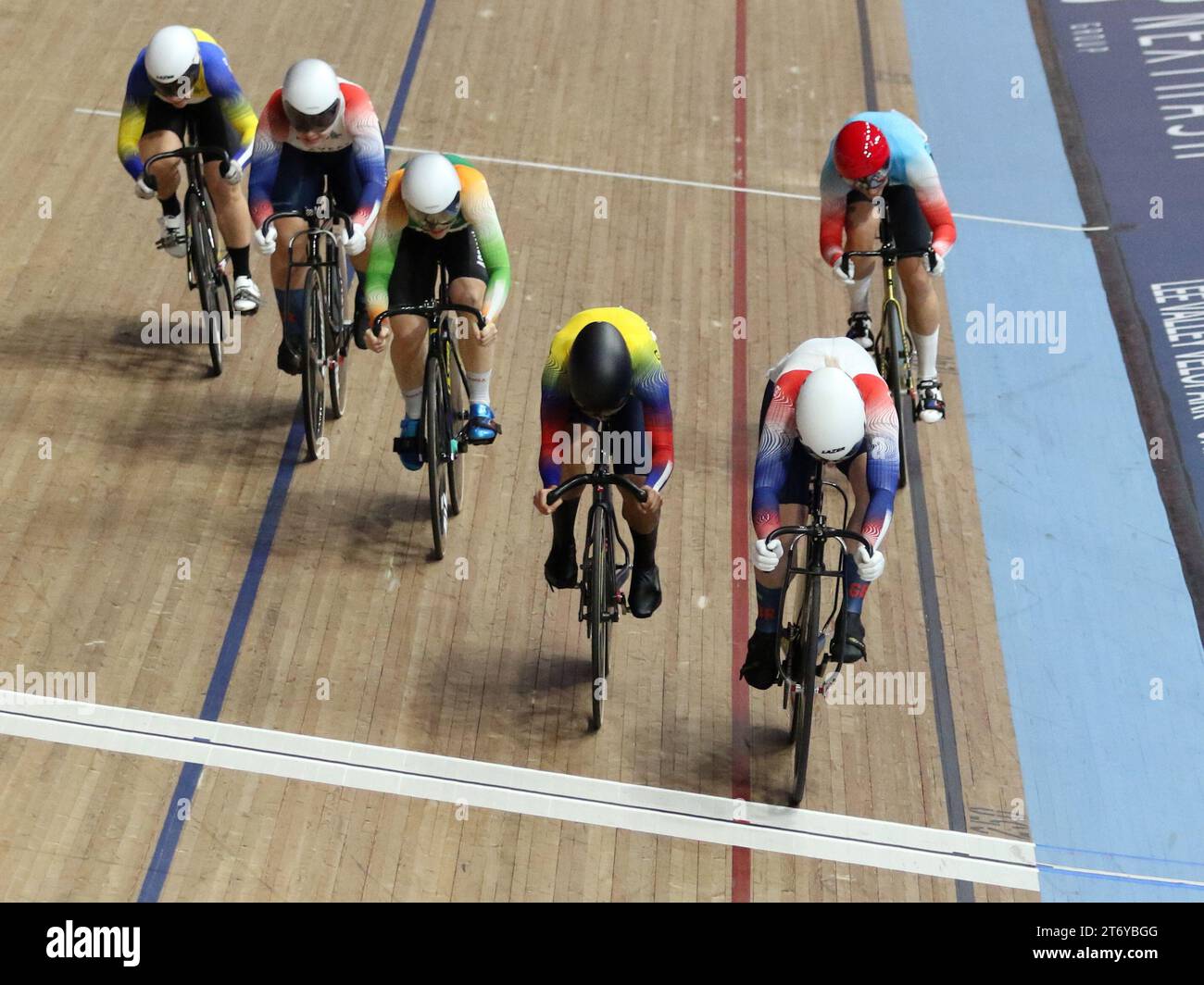 Track Cycling Champions League, Lee Valley Velodrome London UK. Emma ...