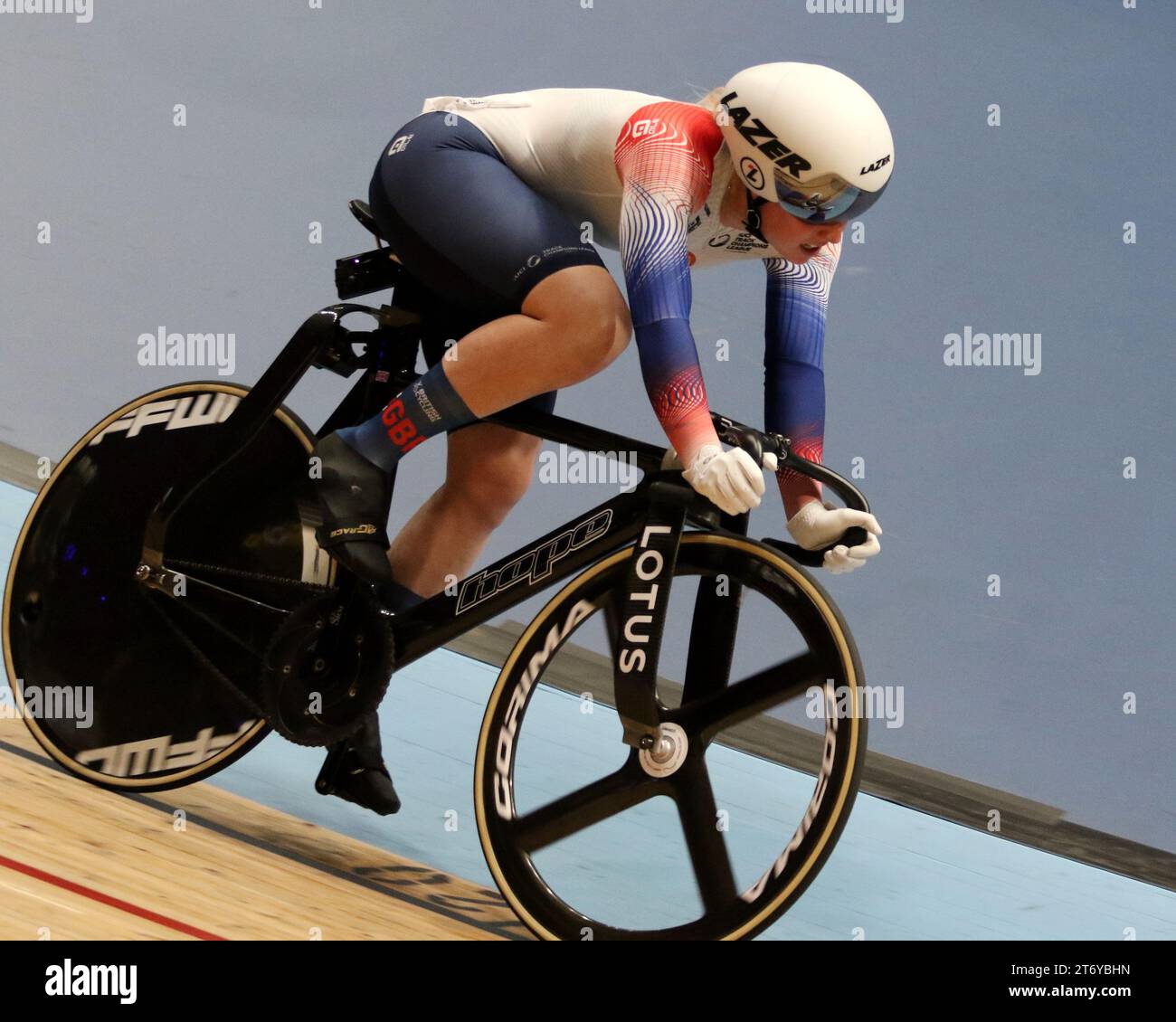 Track Cycling Champions League, Lee Valley Velodrome London UK. Emma ...