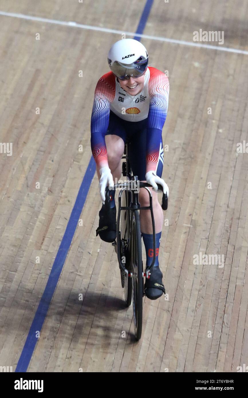 Track Cycling Champions League, Lee Valley Velodrome London UK. Emma ...