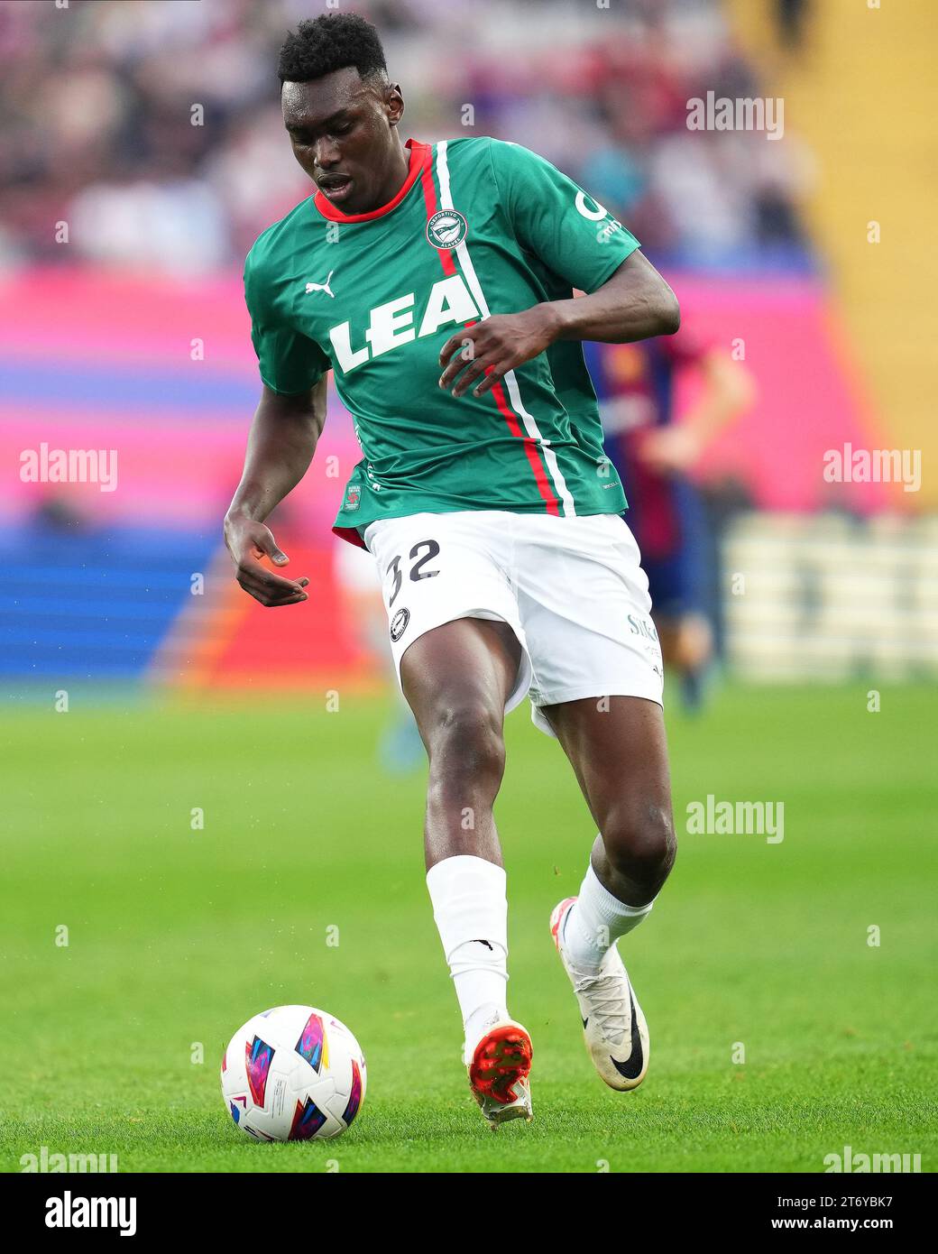 Samu Omorodion of Deportivo Alaves during the La Liga EA Sports match ...
