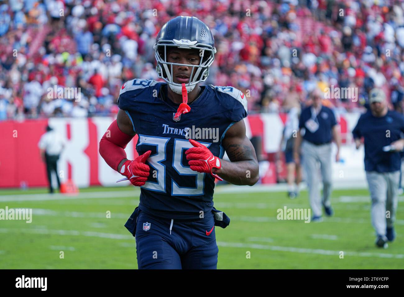 Tampa Bay, Florida, USA, November 12, 2023, Tennessee Titans player ...