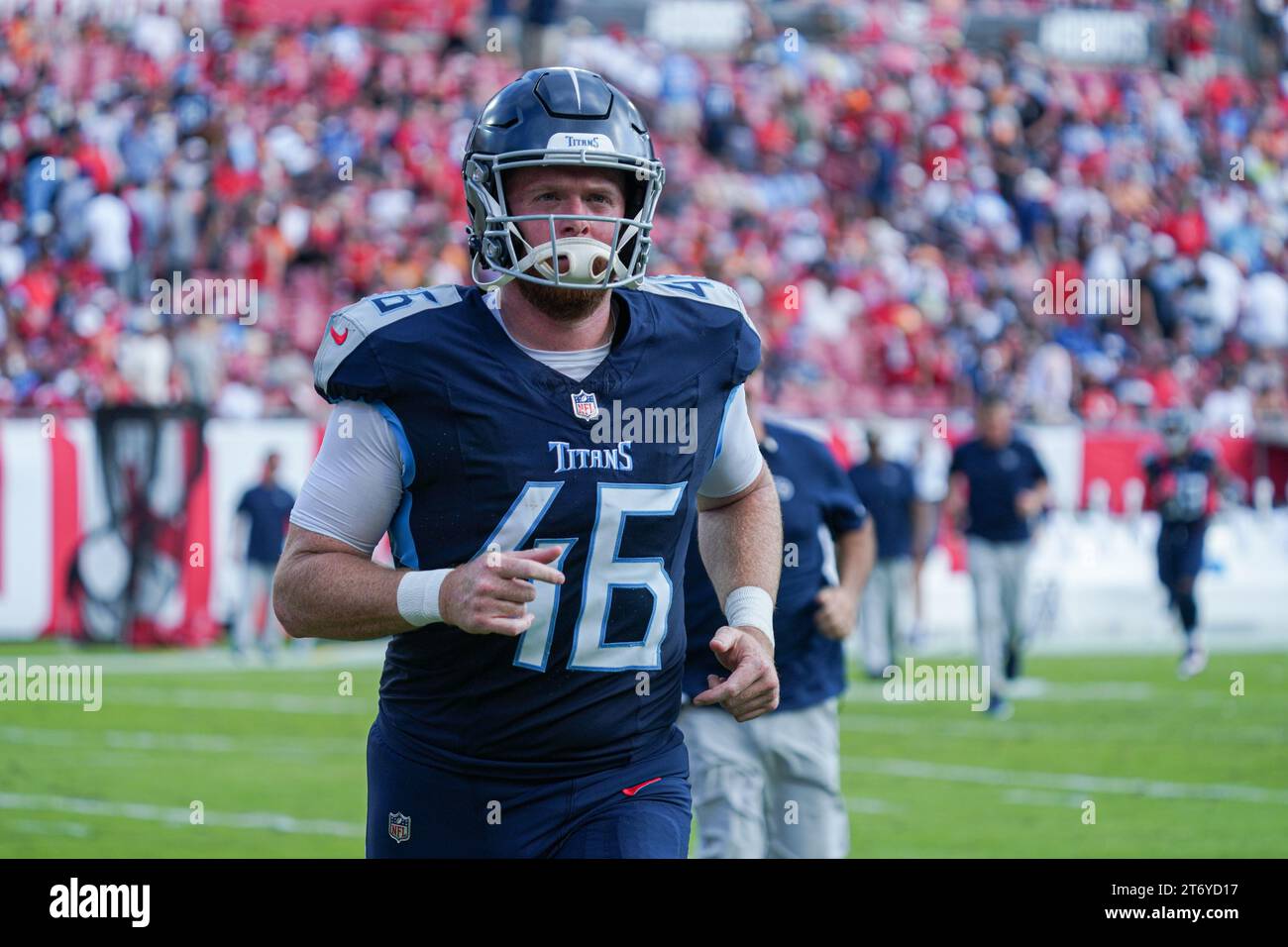 Tampa Bay, Florida, USA, November 12, 2023, Tennessee Titans player ...