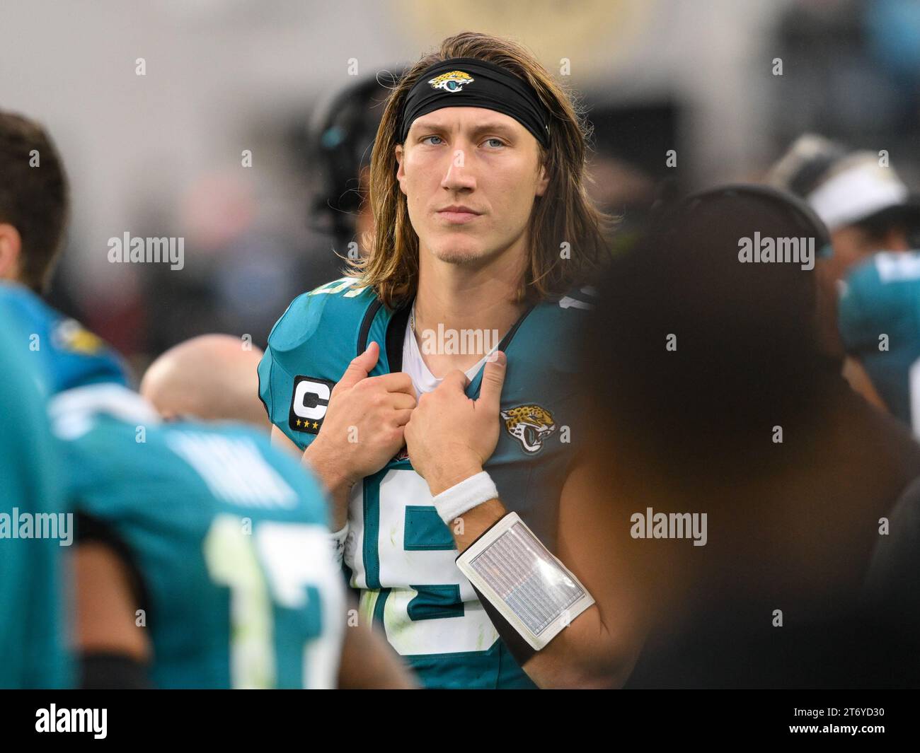 November 12, 2023: Jacksonville Jaguars quarterback Trevor Lawrence (16 ...