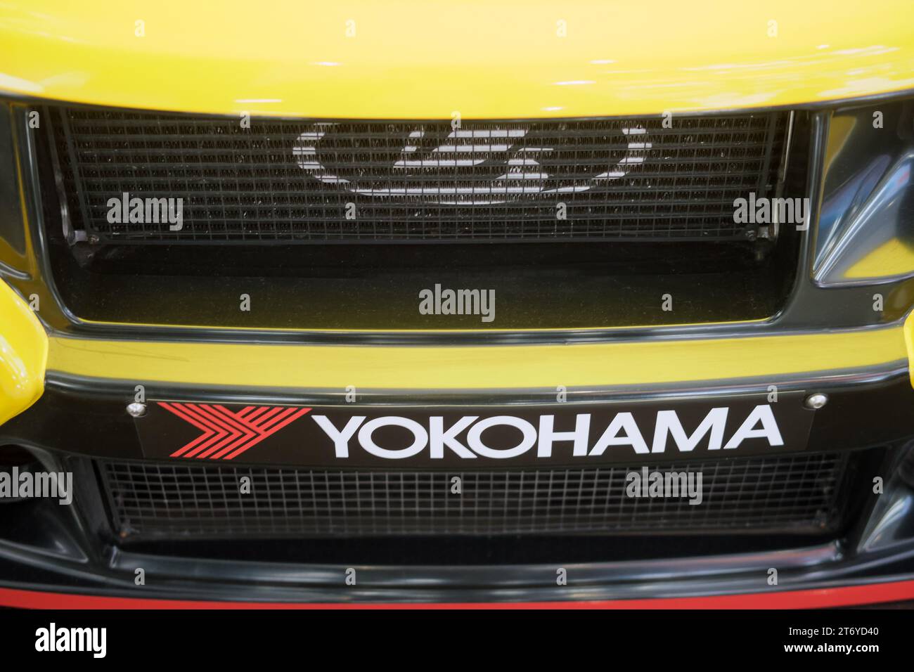 Lada Vesta sport racing car on display at the Rosneft stand - Moscow ...