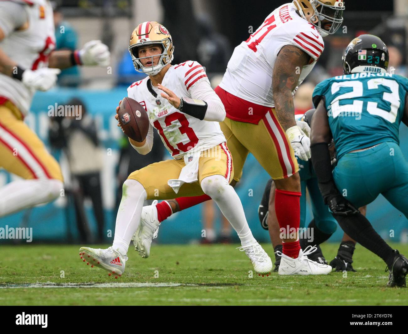 November 12, 2023: San Francisco 49ers quarterback Brock Purdy (13 ...