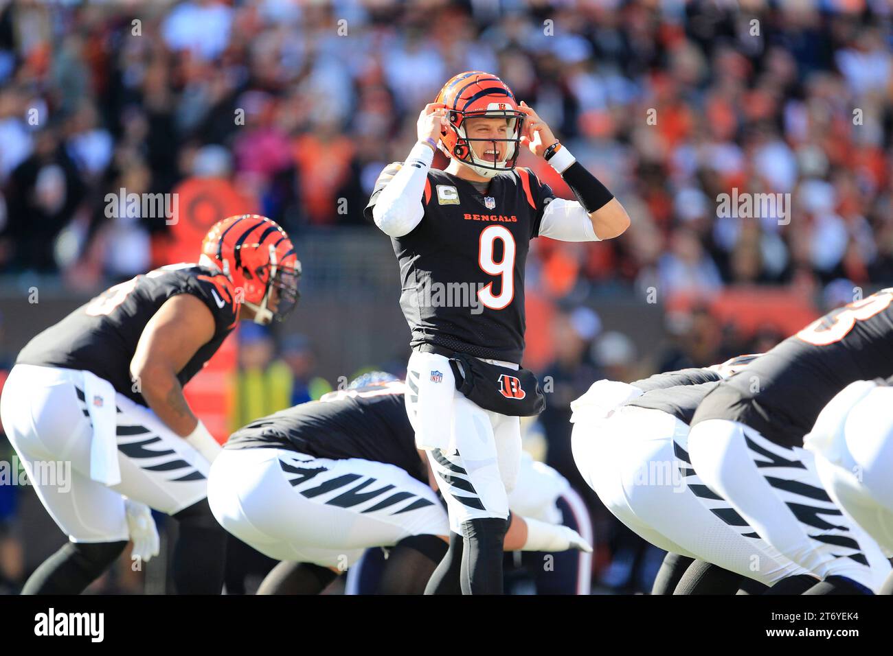 November 12, 2023: Cincinnati Bengals quarterback Joe Burrow (9 ...