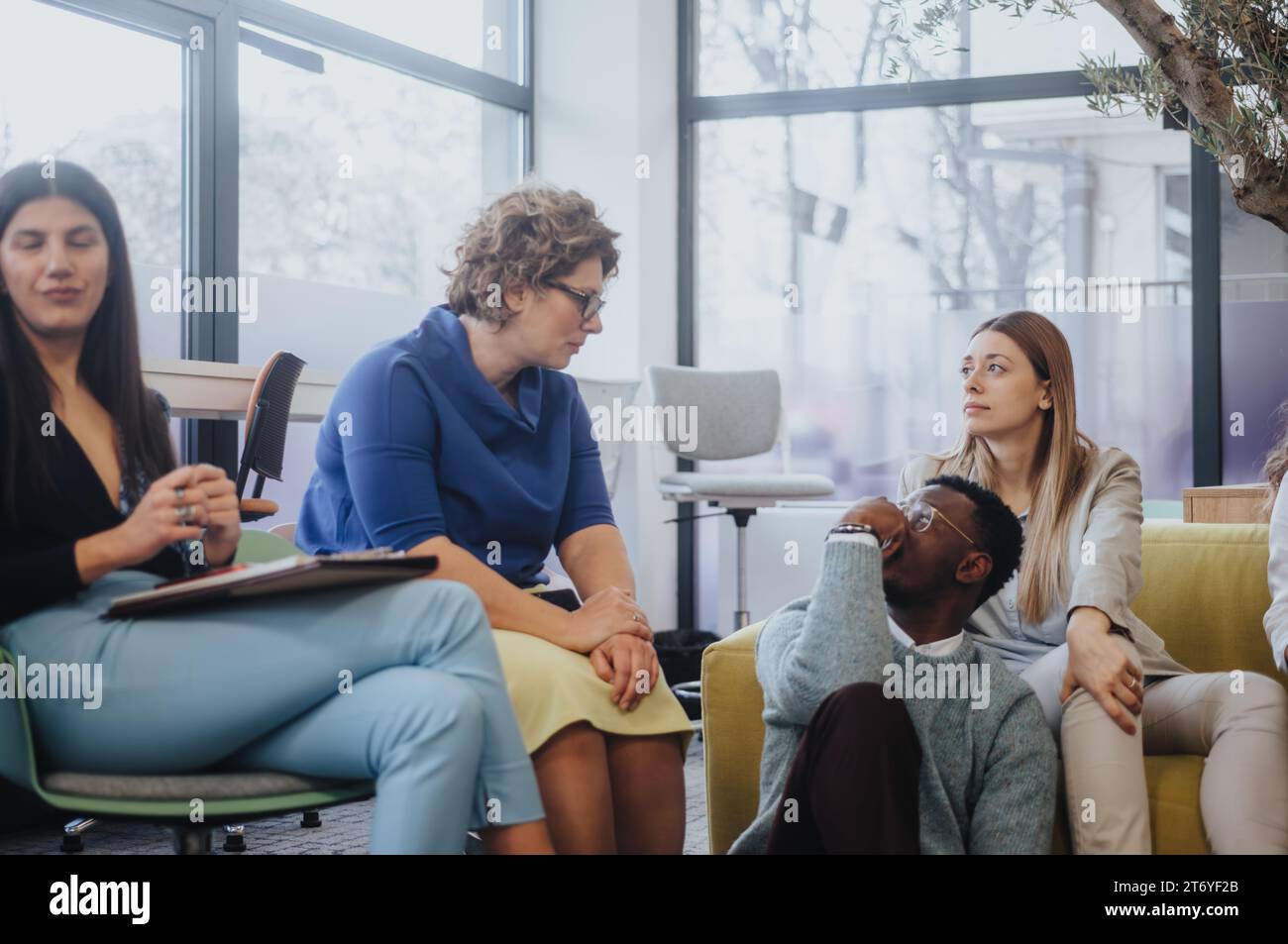 Multicultural business team collaborates on creative brainstorming for ...