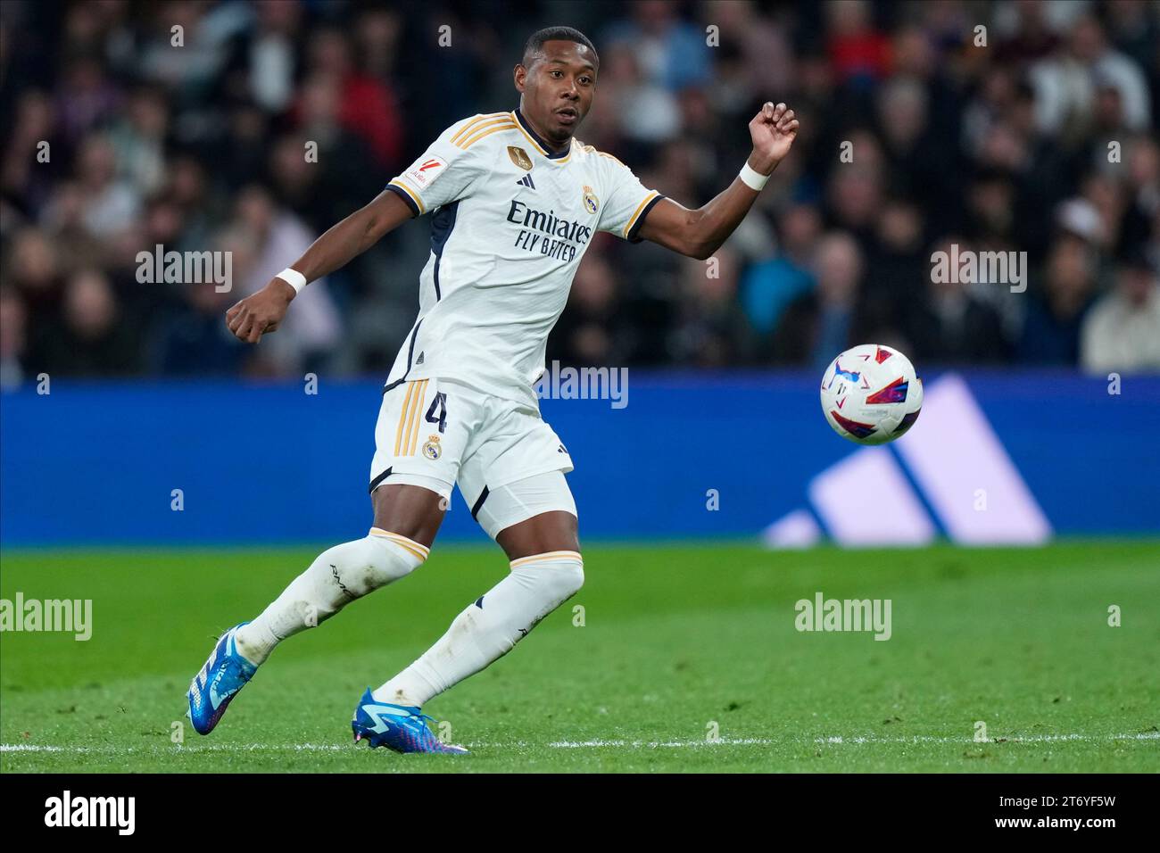 David Alaba of Real Madrid CF during the La Liga match between Real ...