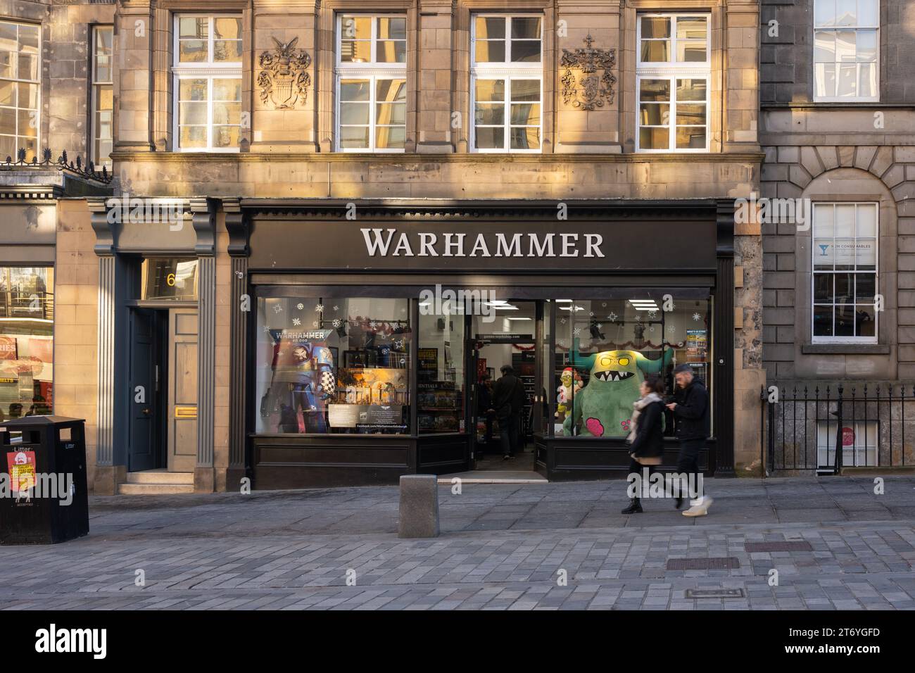 Warhammer shop, Castle Street, Edinburgh, Scotland, UK Stock Photo - Alamy