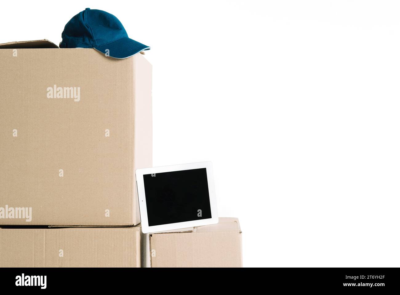 Tablet cap carton boxes Stock Photo - Alamy