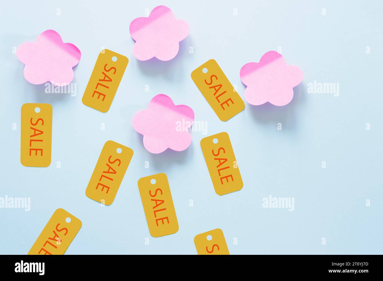 Black friday sale tags with sticky notes Stock Photo - Alamy