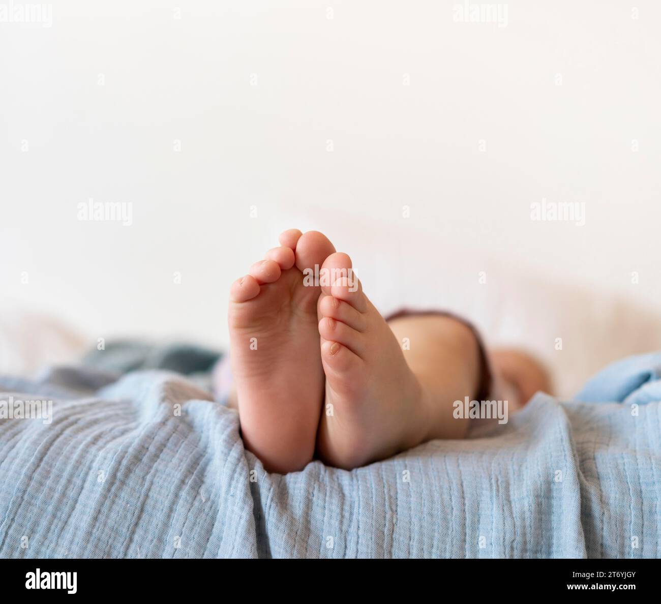 Feet and bed and close up hi-res stock photography and images - Alamy