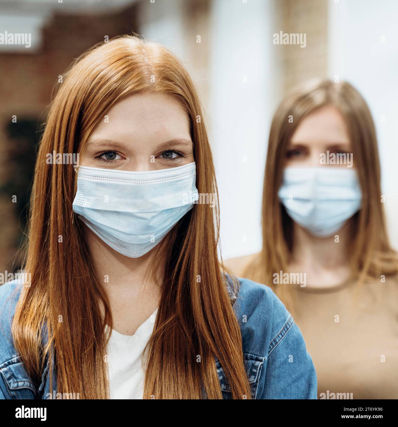 Female coworkers wearing medical hi-res stock photography and images ...