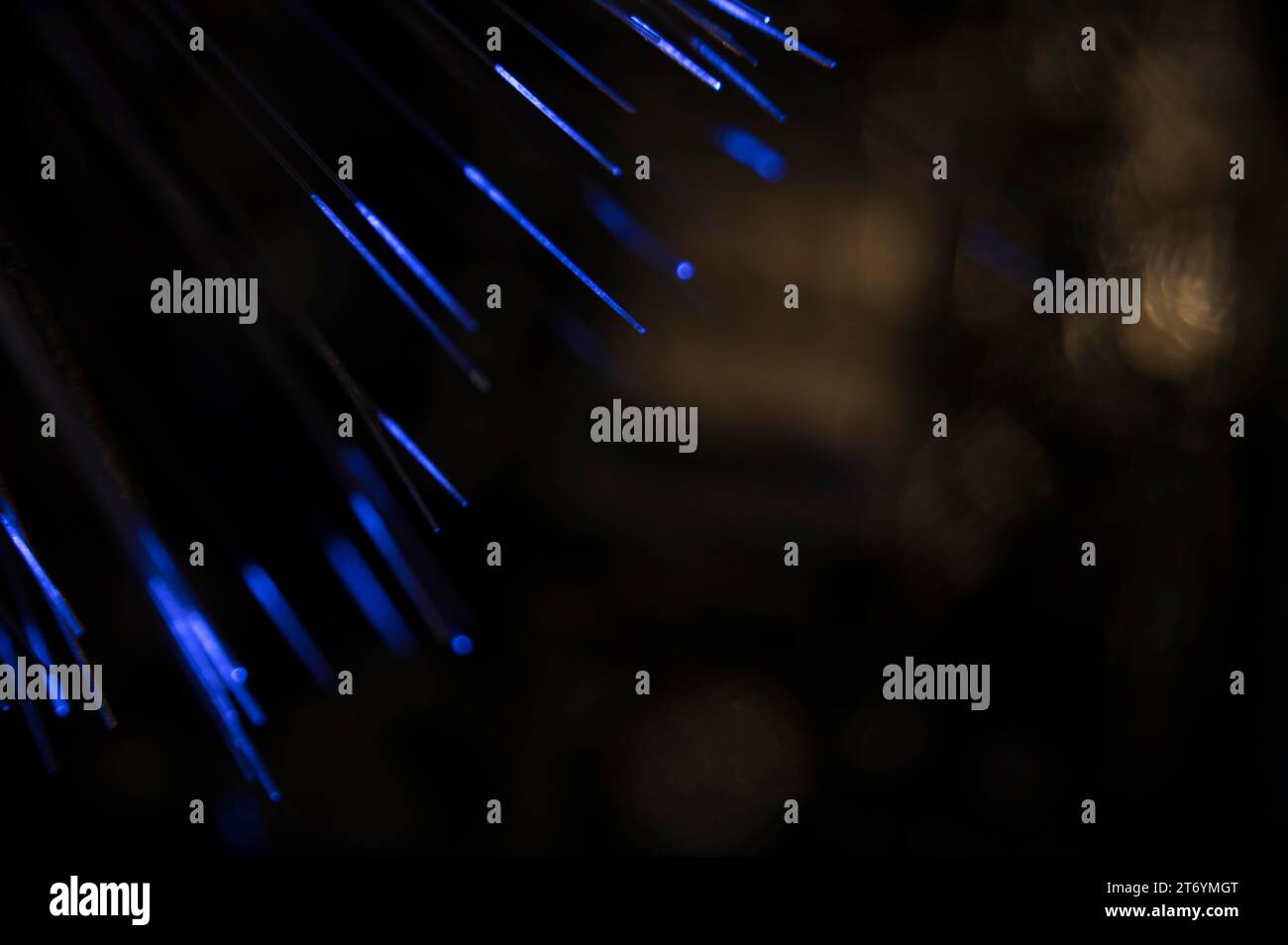 Blue light optical fiber hi-res stock photography and images - Alamy