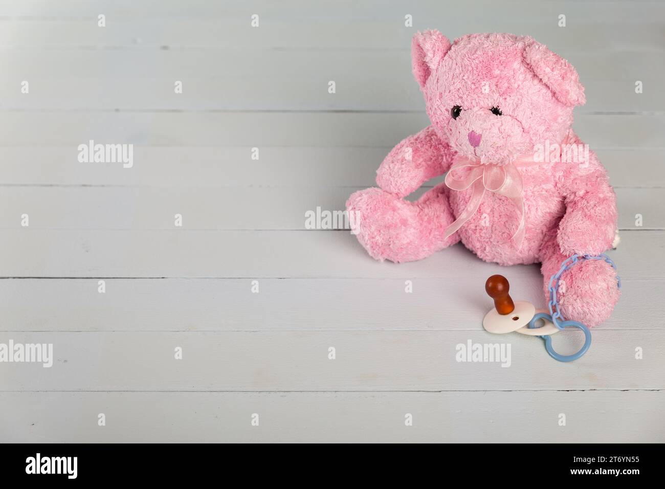 Teddy bear dummy top view Stock Photo - Alamy