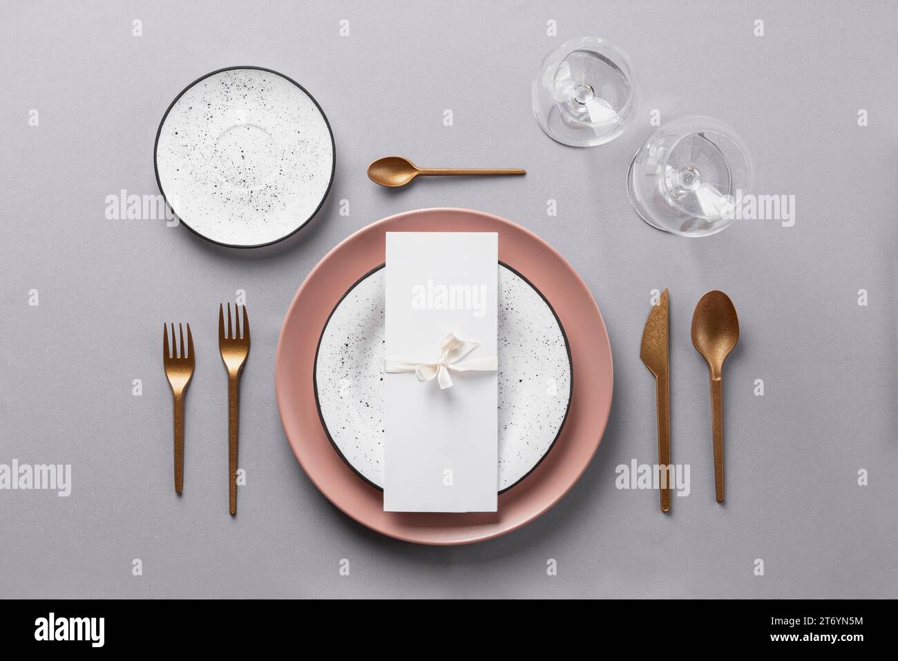 Table etiquette dressing flat lay Stock Photo - Alamy
