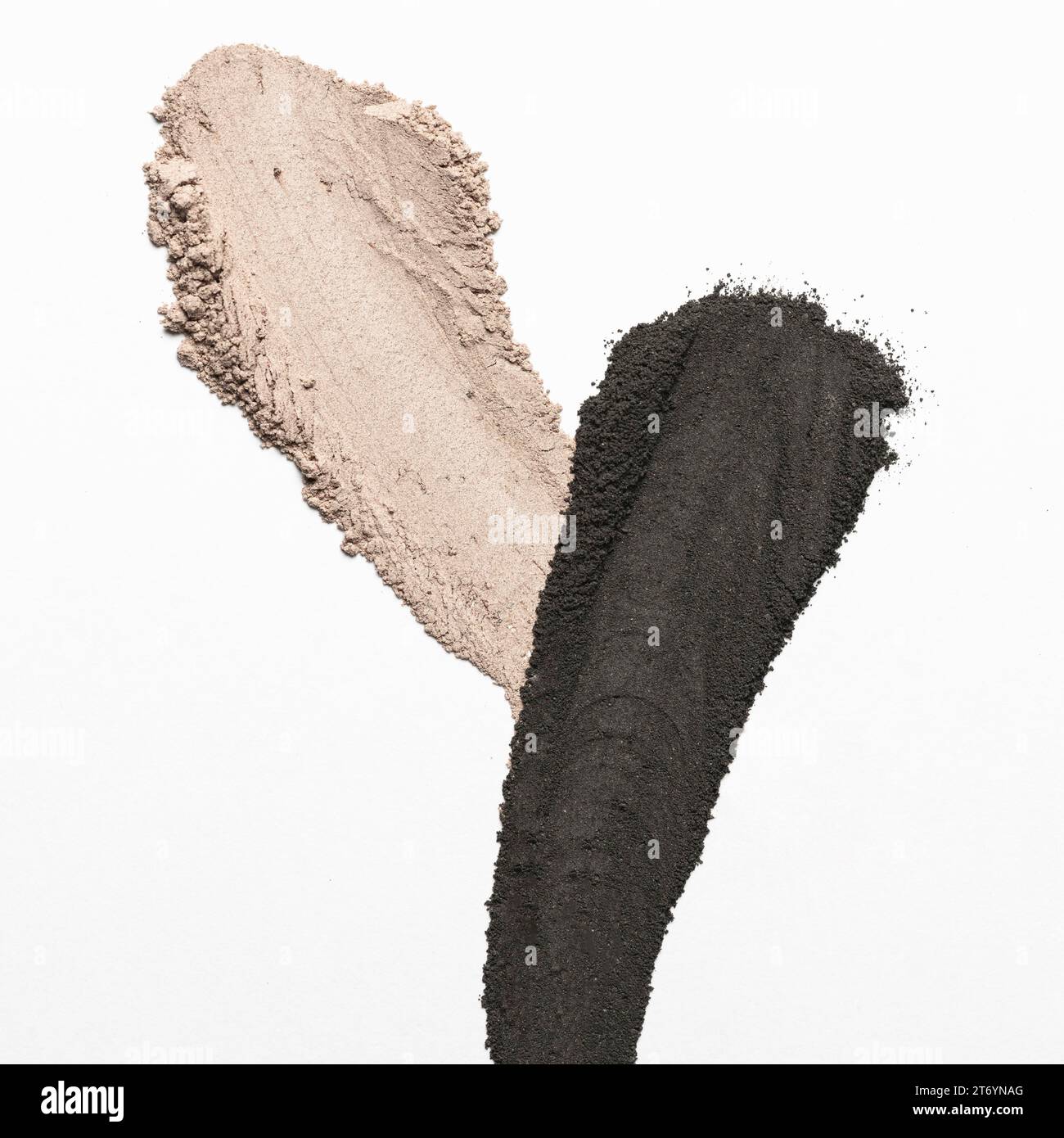 Top view clay smudge Stock Photo - Alamy