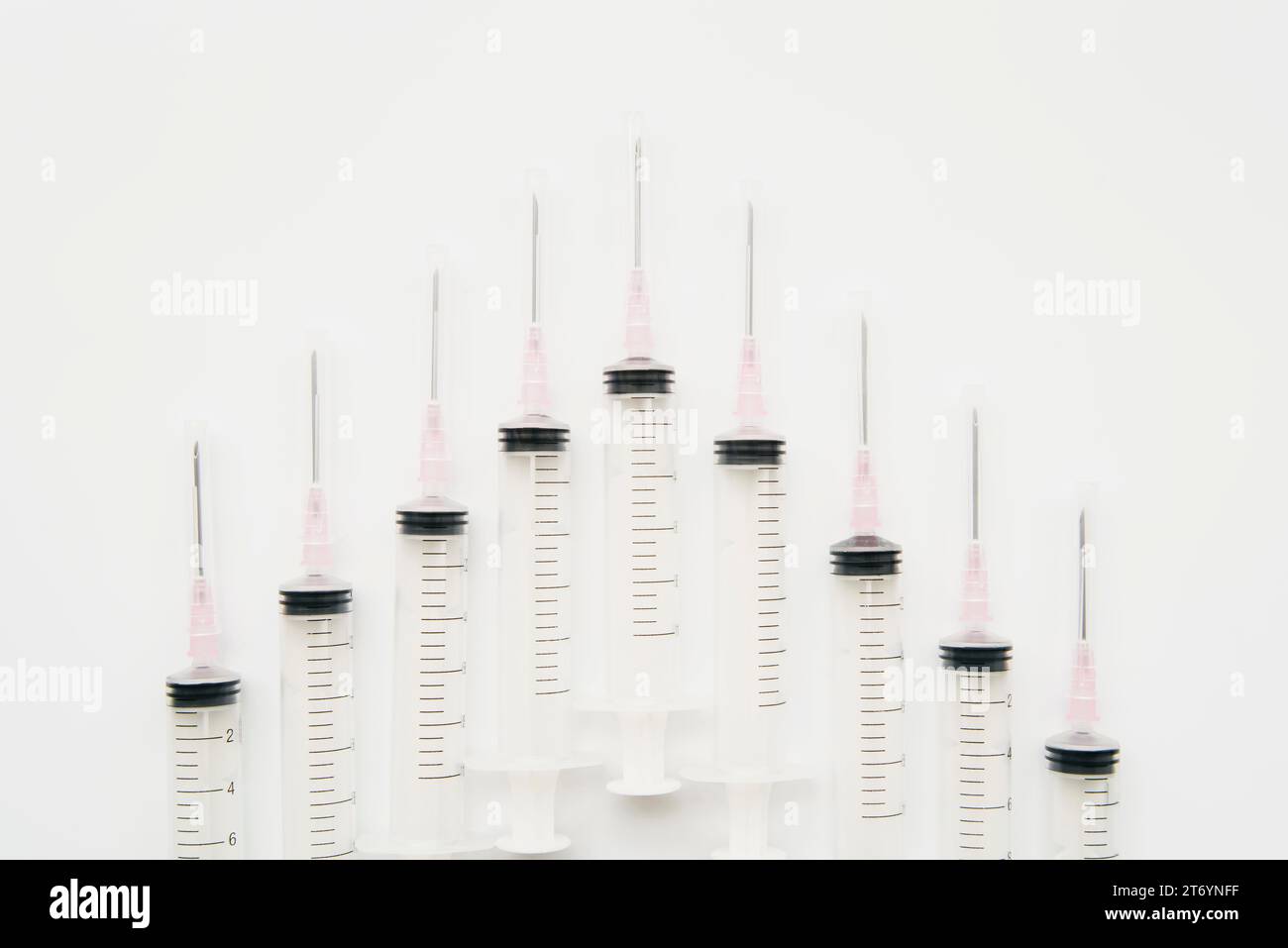 Top view syringe Stock Photo - Alamy