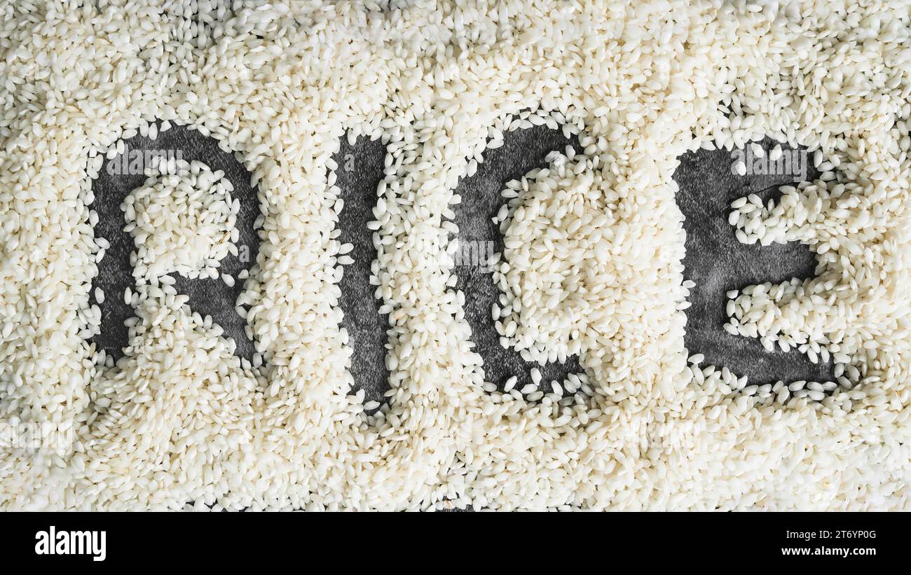 Letter rice hi-res stock photography and images - Alamy