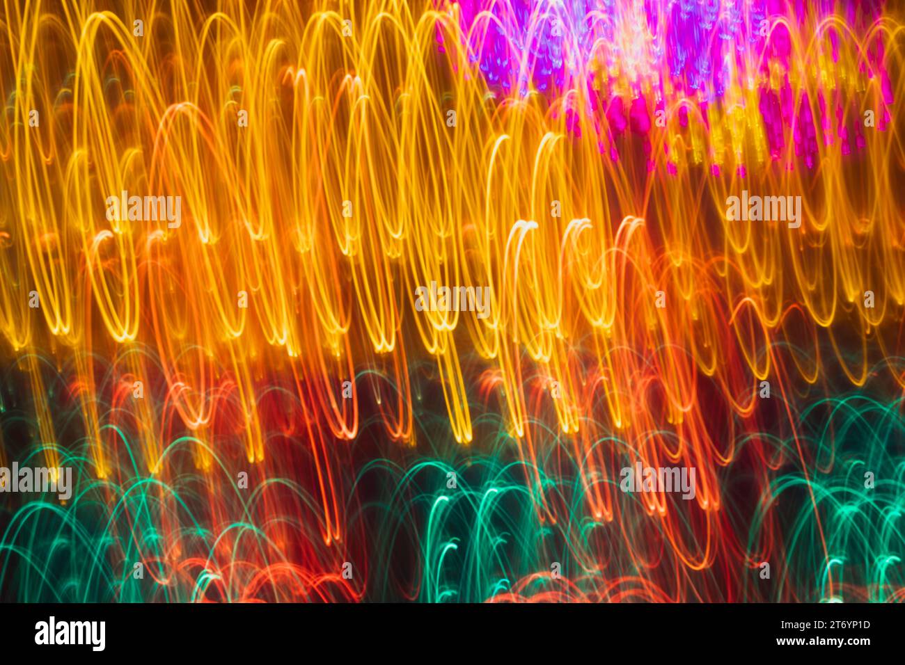 Yellow illuminated background neon lights Stock Photo - Alamy