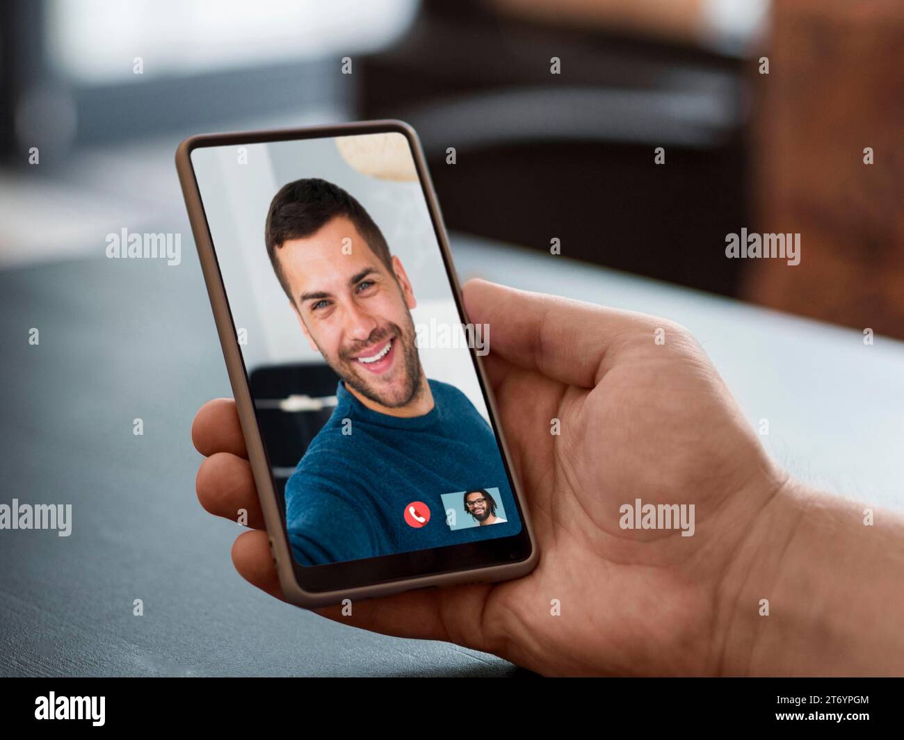 Business video call representation Stock Photo - Alamy