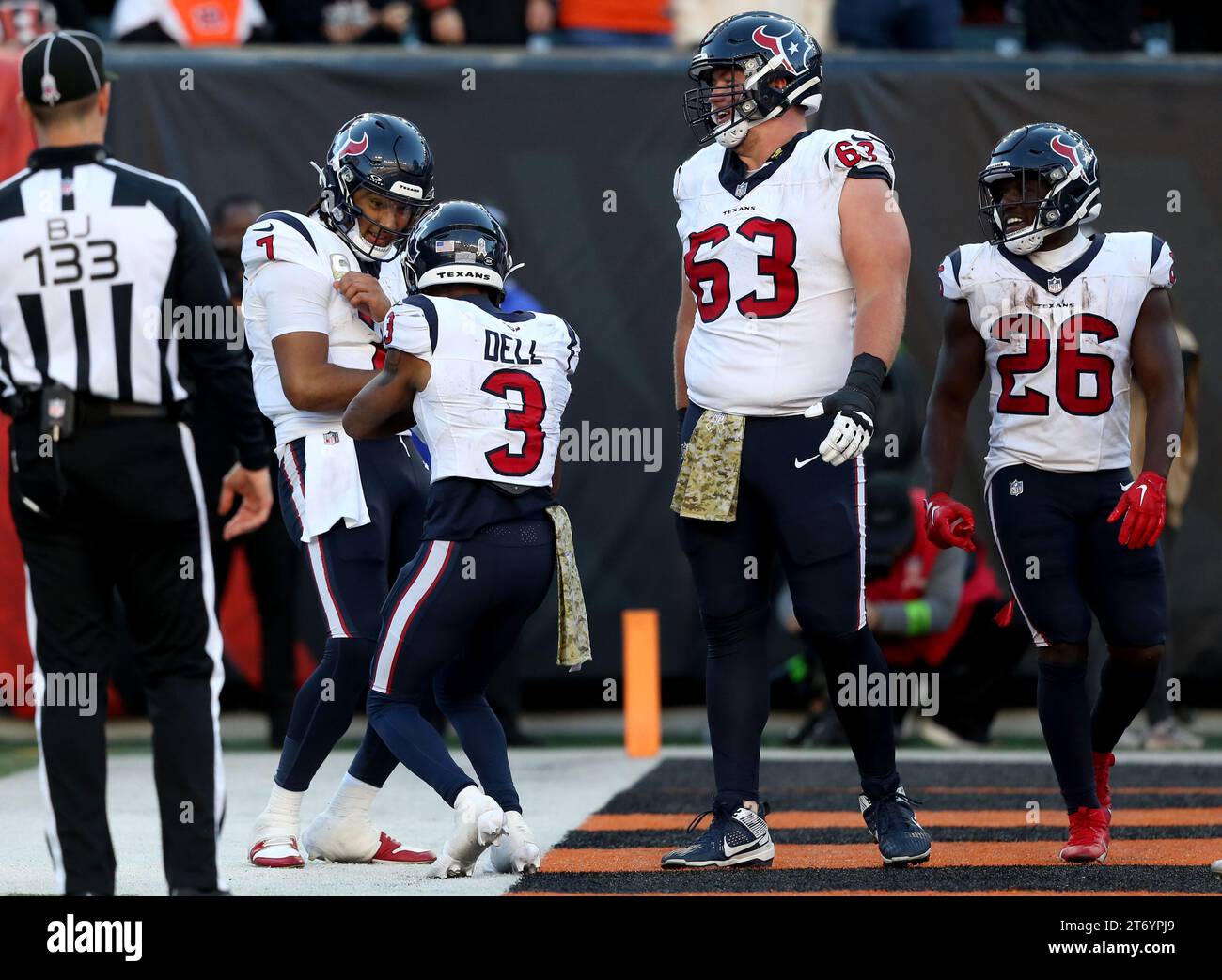 Cincinnati, United States. 12th Nov, 2023. Huston Texans quarterback C ...