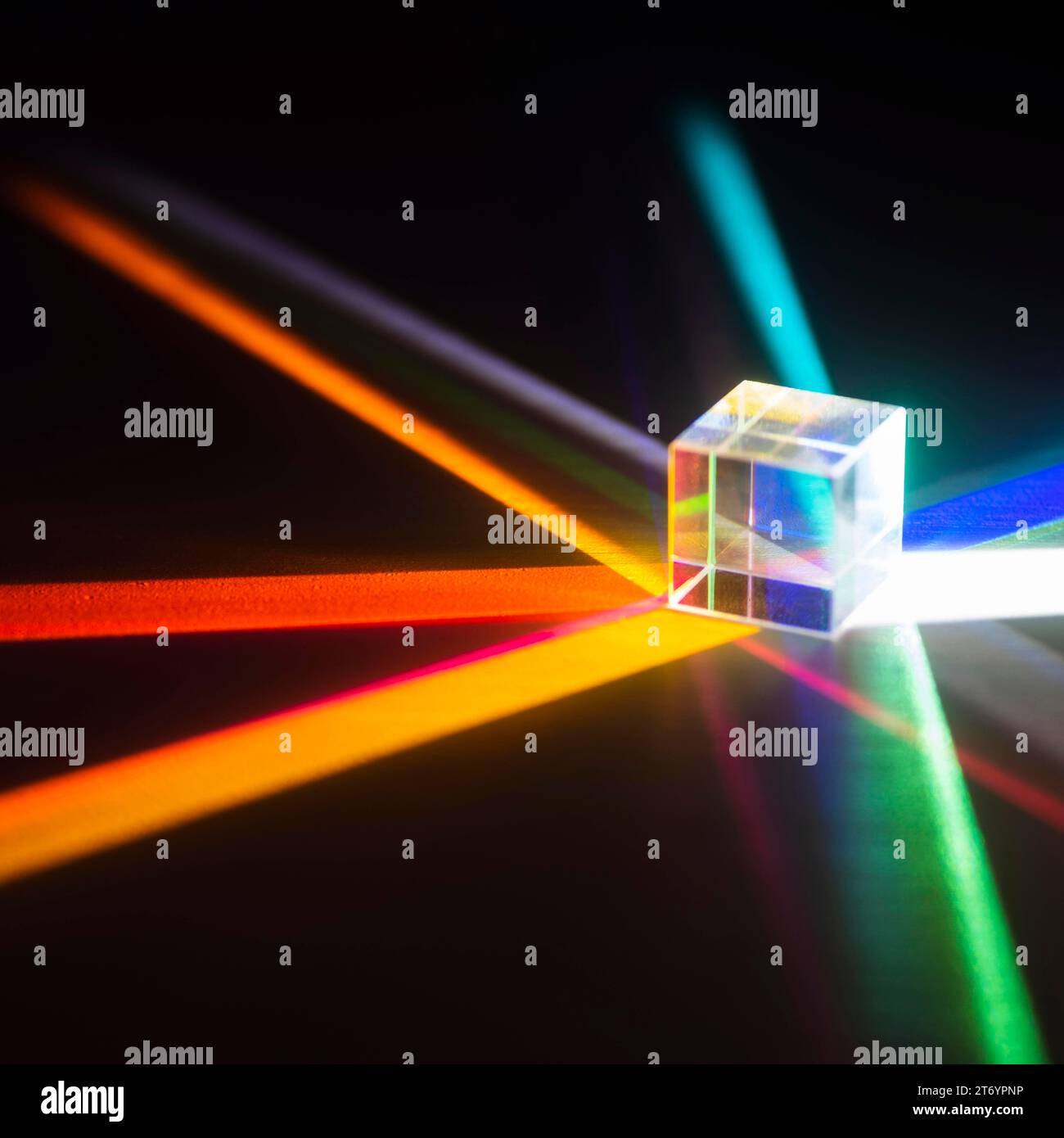 Colorful light prisms Stock Photo - Alamy