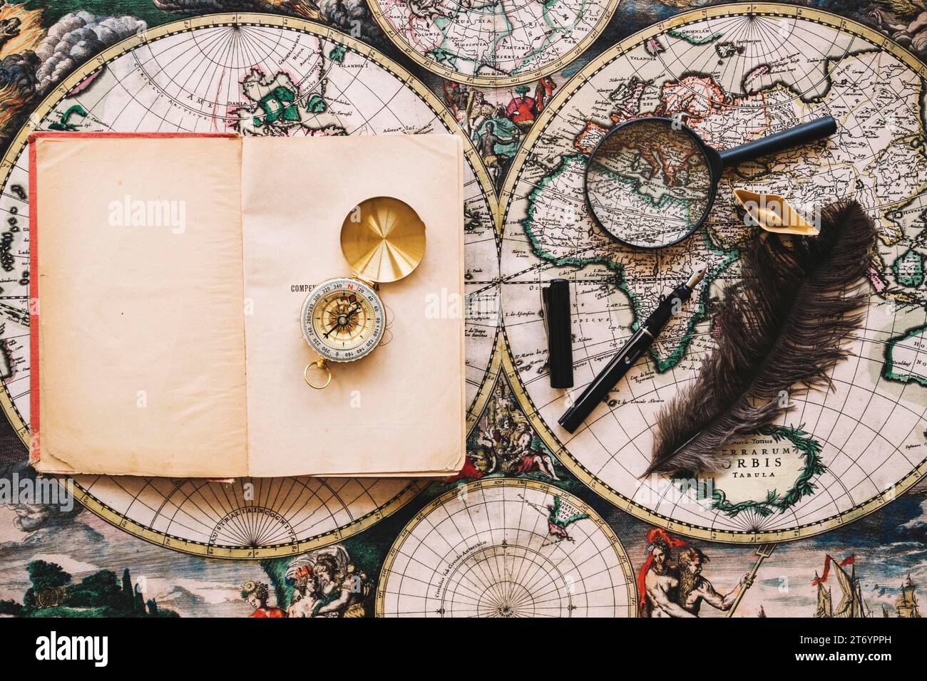 Writing compass hi-res stock photography and images - Alamy