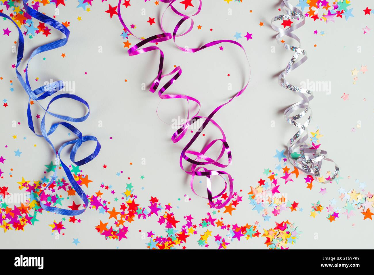 Confetti celebration ribbons hi-res stock photography and images - Alamy