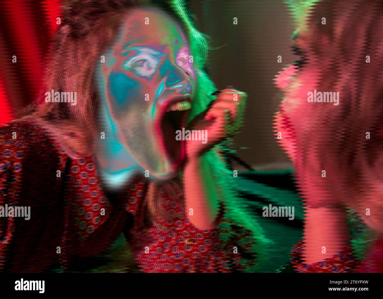 Scary face computer hi-res stock photography and images - Alamy