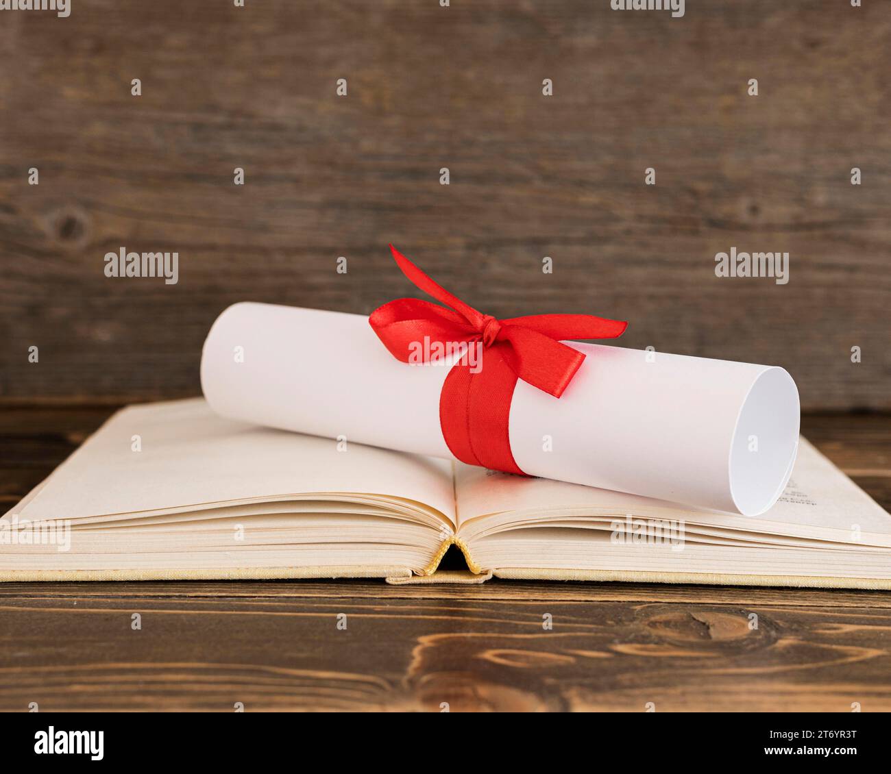 Education diploma certificate open book Stock Photo - Alamy