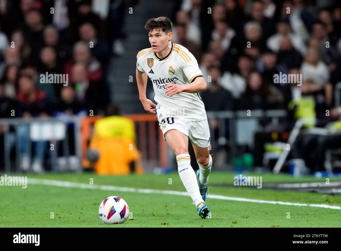 Fran Garcia of Real Madrid CF during the La Liga match between Real ...