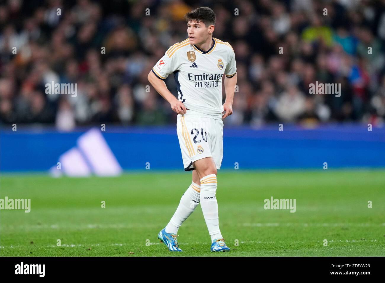 Fran Garcia of Real Madrid CF during the La Liga match between Real ...