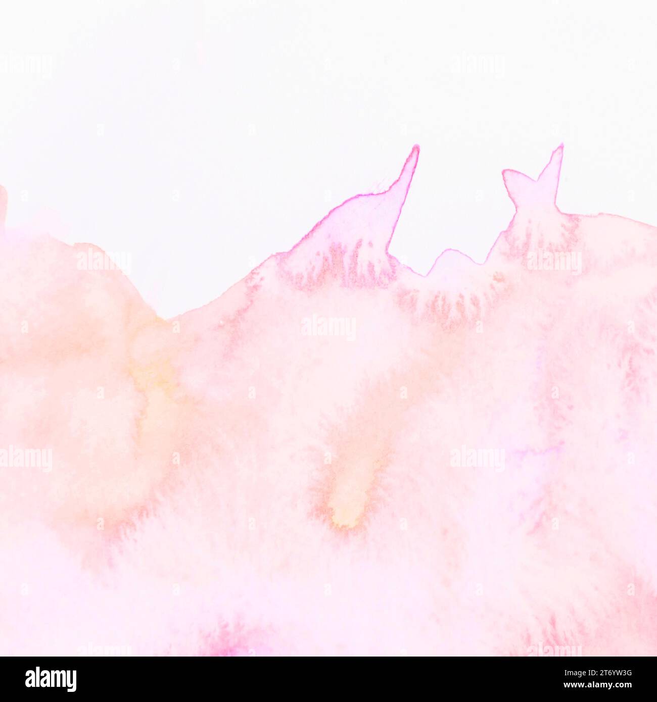 Pink artistic watercolor wash texture isolated white backdrop Stock ...