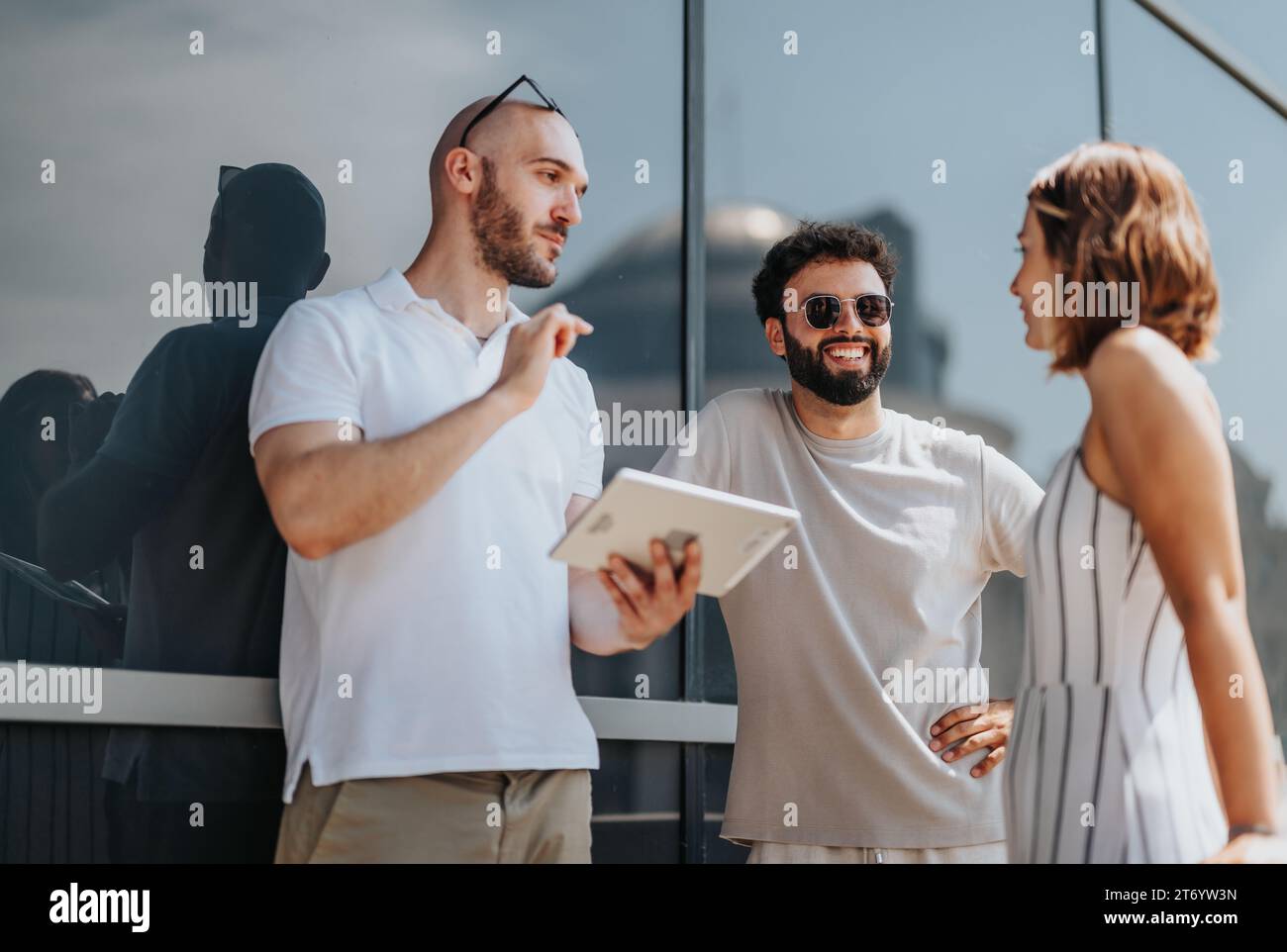 Successful Business Team Discussing Strategy for Profitable Project ...