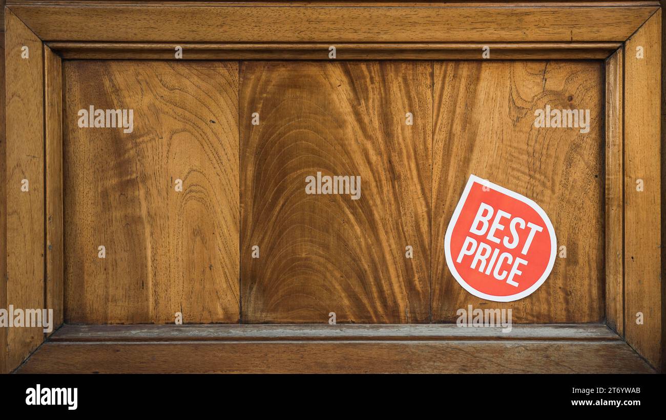 Red sign wood frame Stock Photo - Alamy