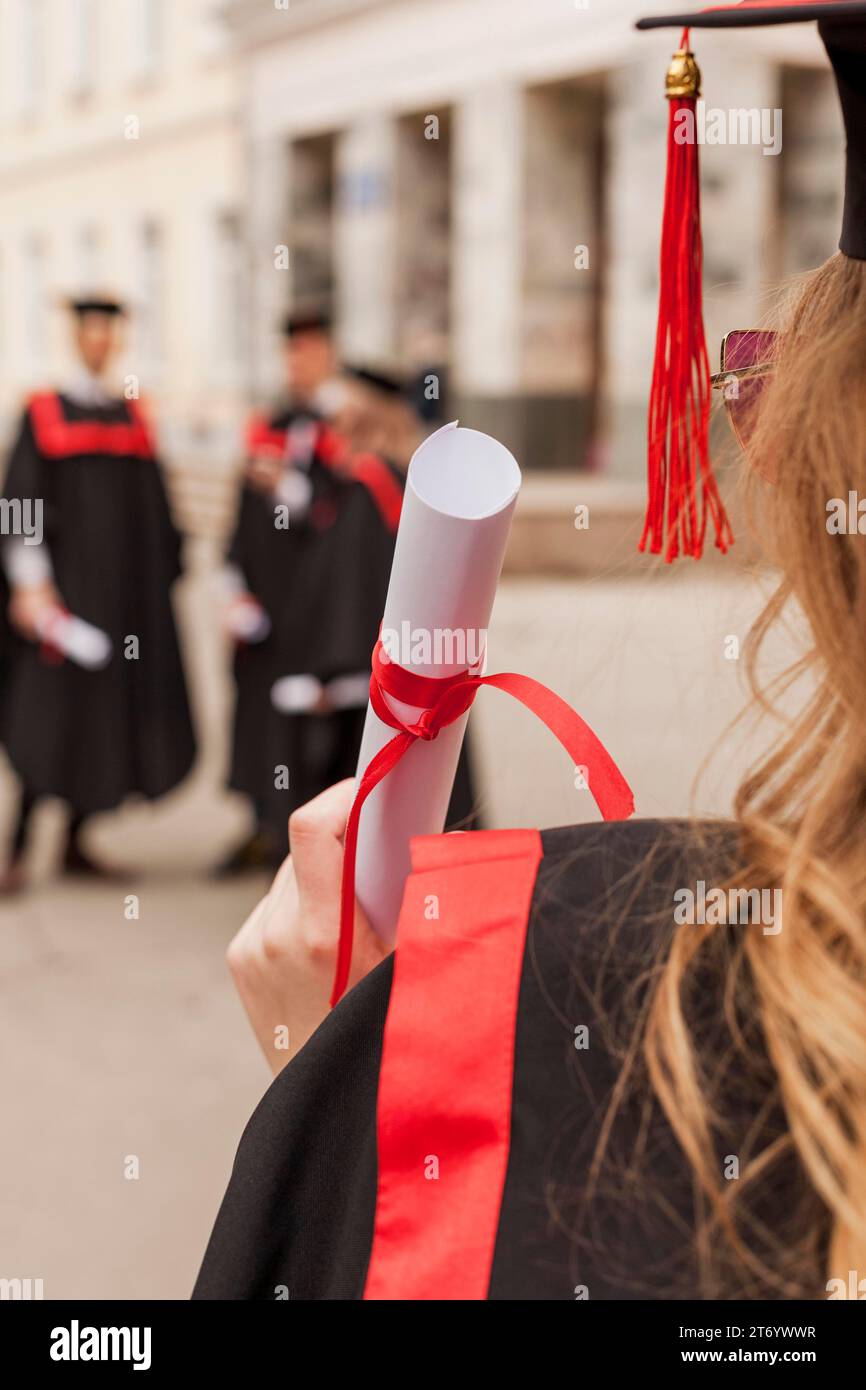 Students graduation ceremony Stock Photo - Alamy