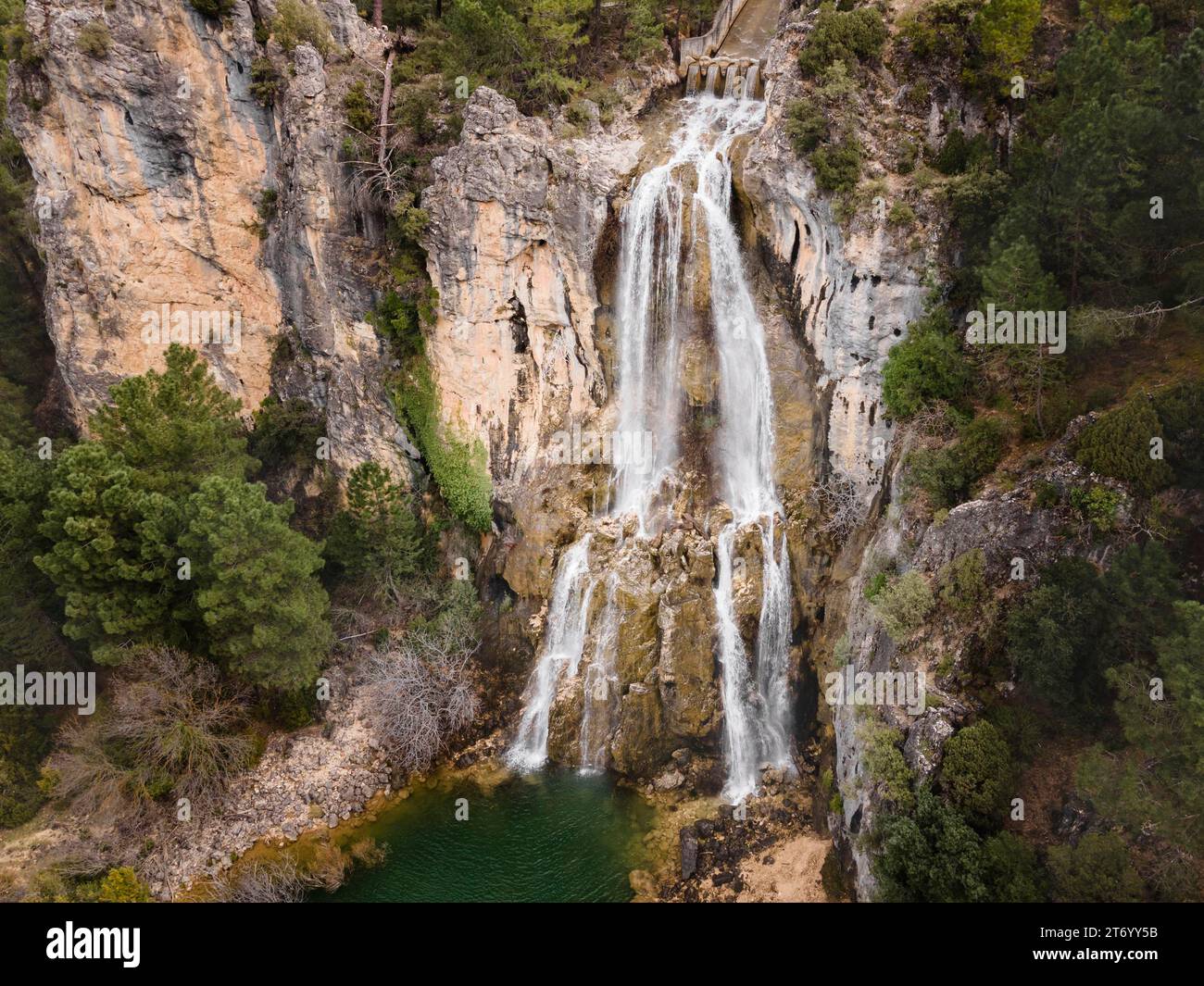Aerial scenery view waterfall 7 Stock Photo - Alamy