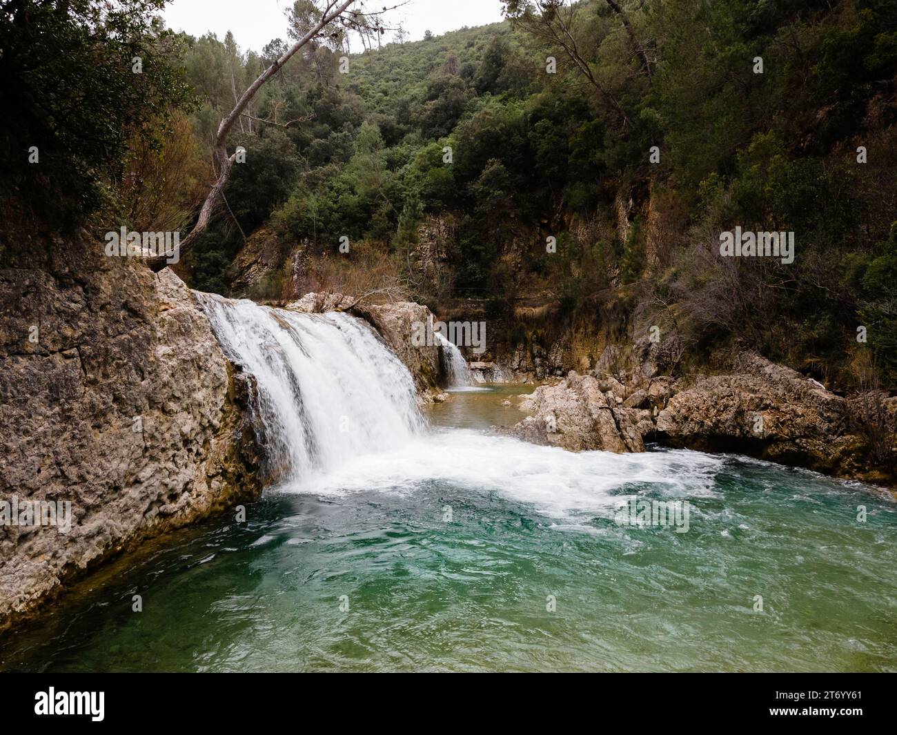 Aerial scenery view waterfall 9 Stock Photo - Alamy