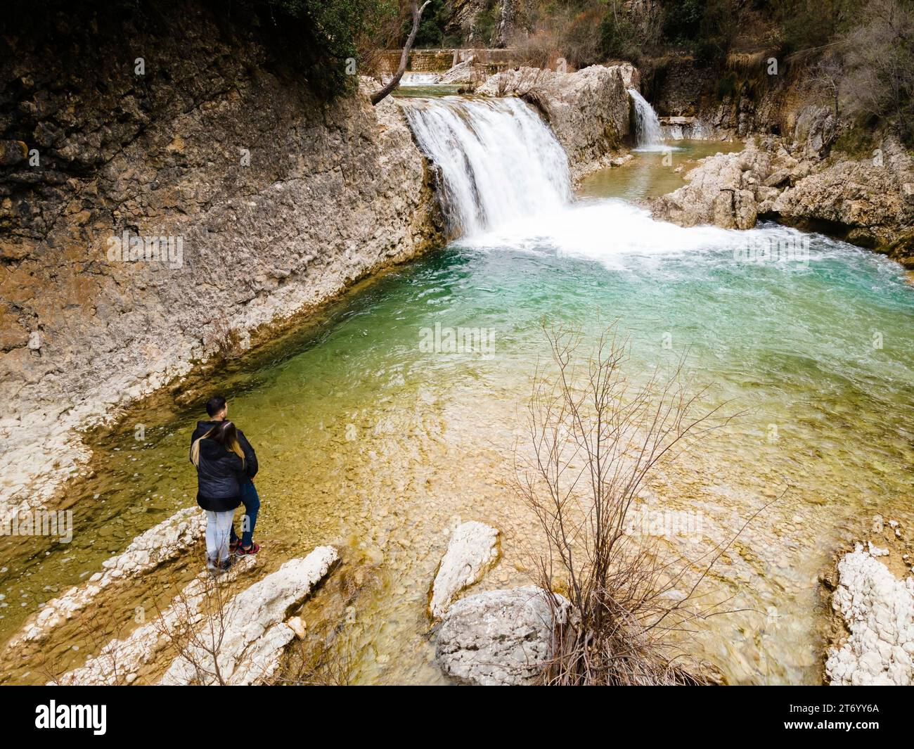 Aerial scenery view waterfall 10 Stock Photo - Alamy