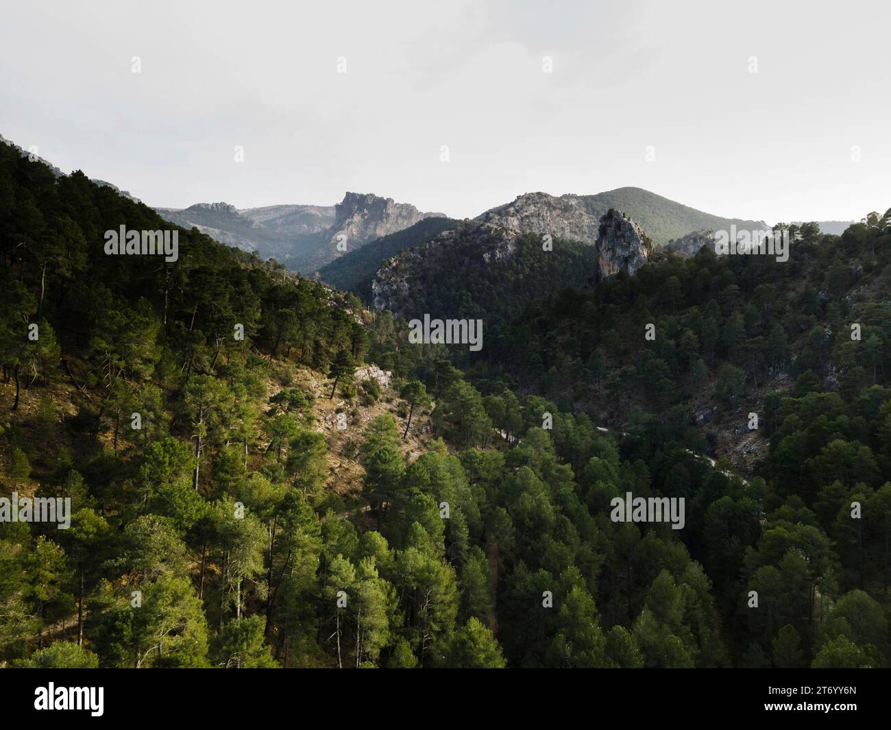 Aerial scenery view mountains 16 Stock Photo - Alamy