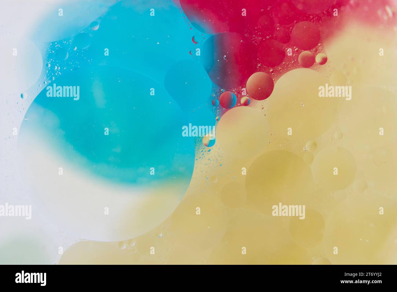 Blue red beige background with bubble pattern Stock Photo - Alamy