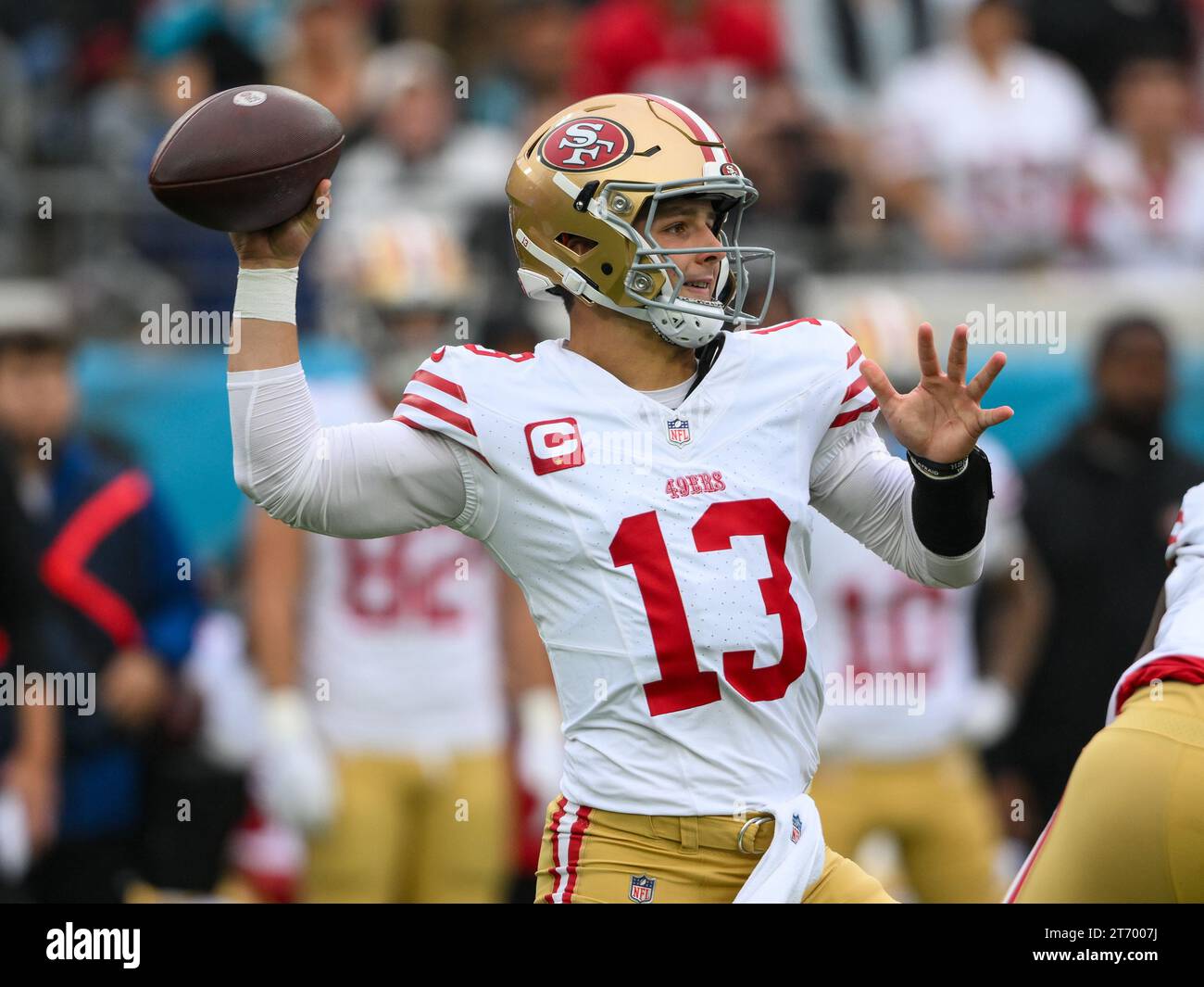 November 12, 2023: San Francisco 49ers quarterback Brock Purdy (13 ...