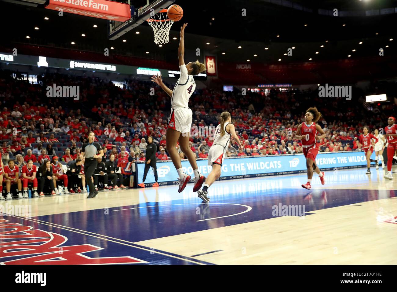 TUCSON, AZ - NOVEMBER 12: Arizona Wildcats guard Skylar Jones #4 during ...