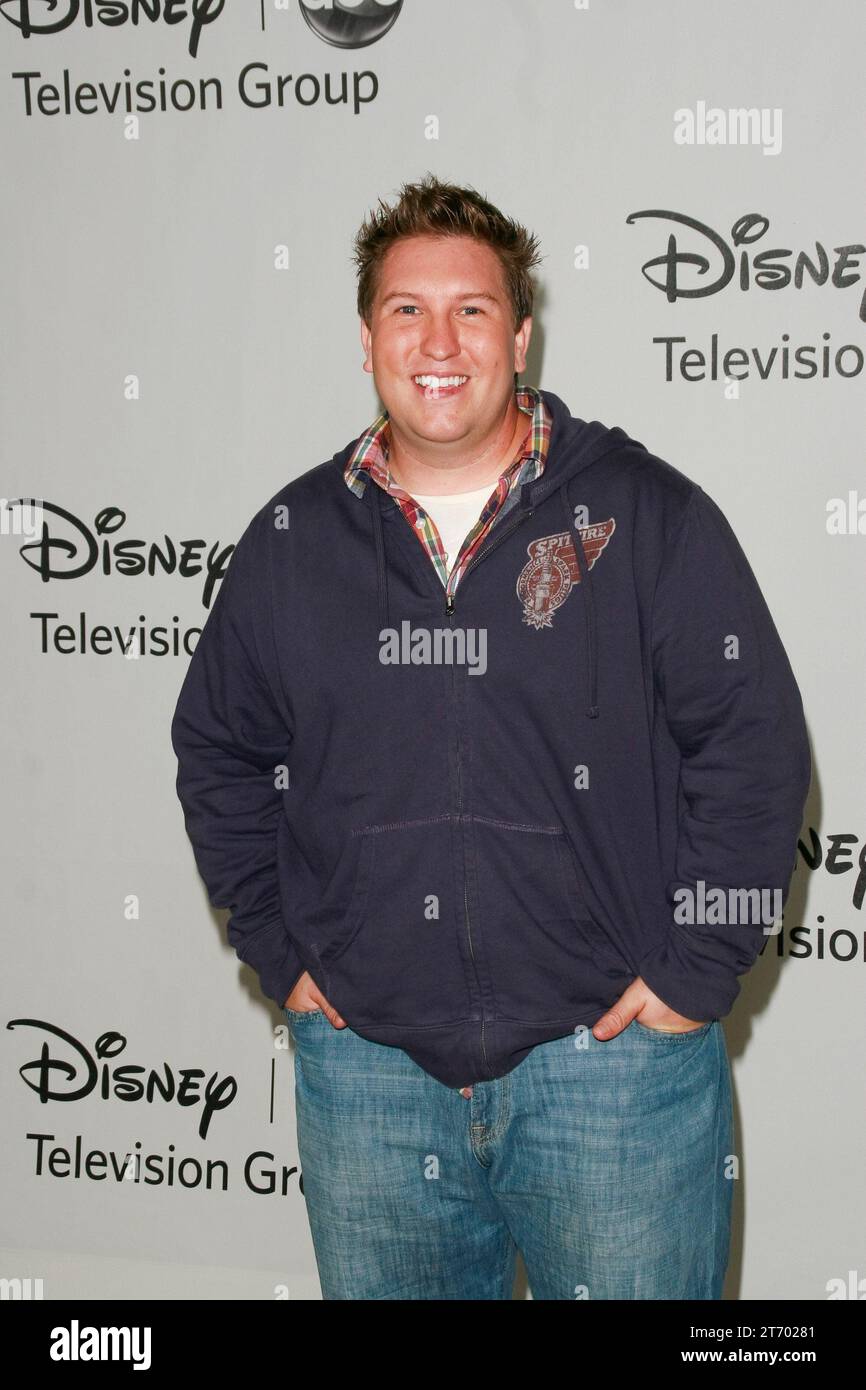 Nate Torrence at the Disney ABC Television Group's 2010 Summer Press ...