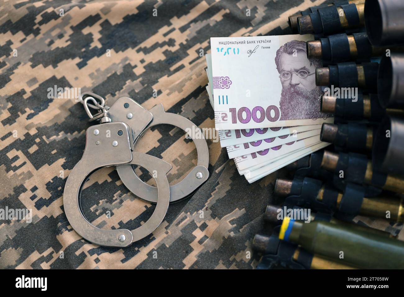 Ukrainian army machine gun belt shells hi-res stock photography and ...