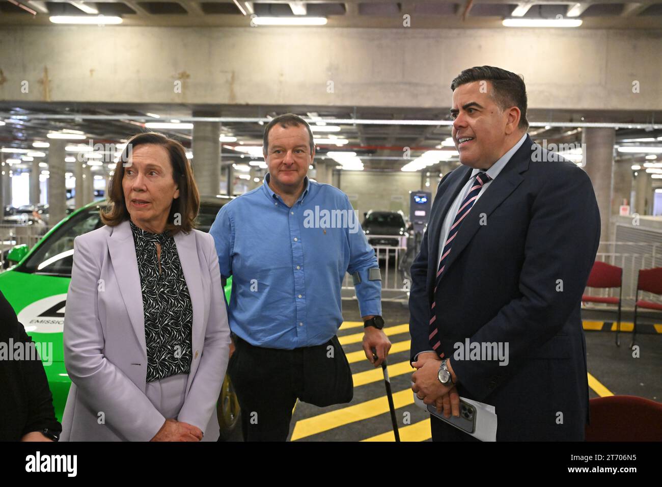 Senate President Sue Lines, paralympian Michael Milton and Speaker ...
