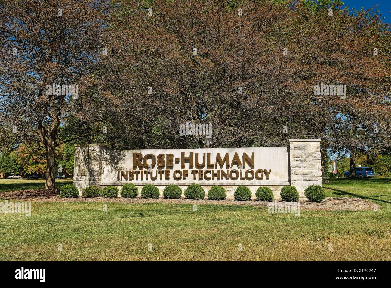 Terre Haute, IN - Sept. 30, 2023: Rose‑Hulman Institute of Technology ...