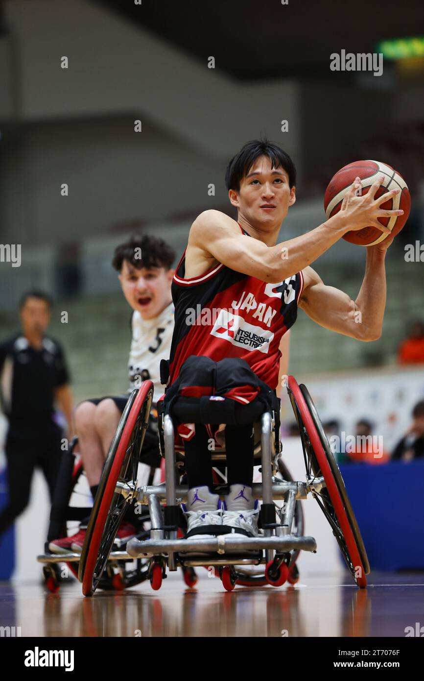 Shu Maeda (JPN), NOVEMBER 10, 2023 - Wheelchair Basketball : The 20th Kitakyushu Champions Cup ...